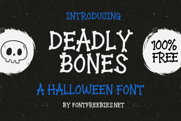 Deadly Bones Font - Download Free Font