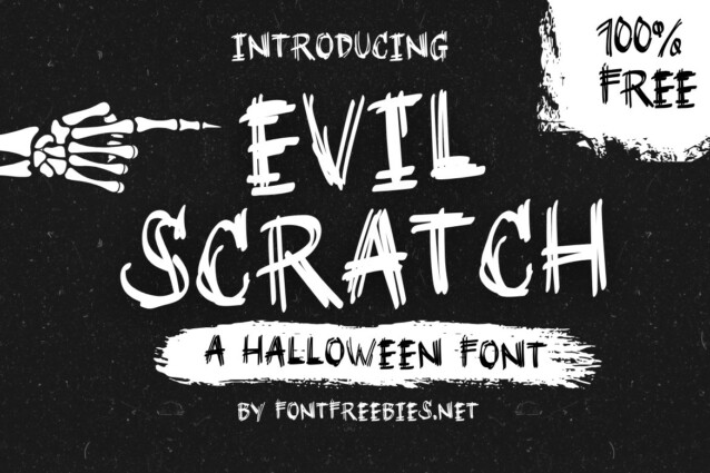 Evil Scratch Font - Download Free Font