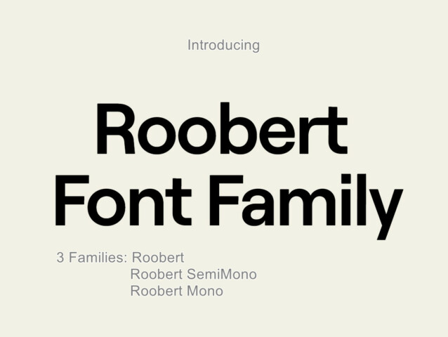 Roobert Font Family - Download Free Font