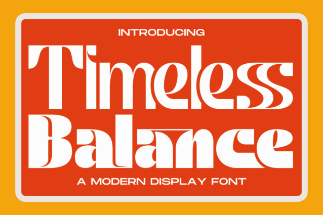 Timeless Balance Font - Download Free Font