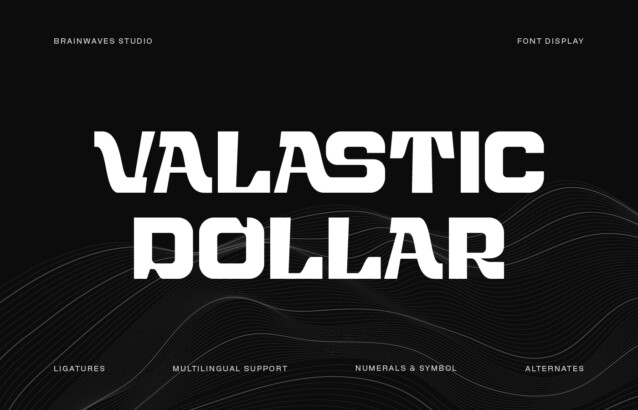 Valastic Dollar Font - Befonts