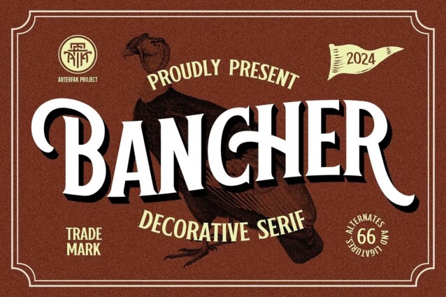 Bancher Font - Befonts