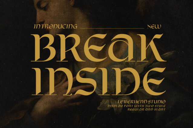 Break Inside Font - Download Free Font