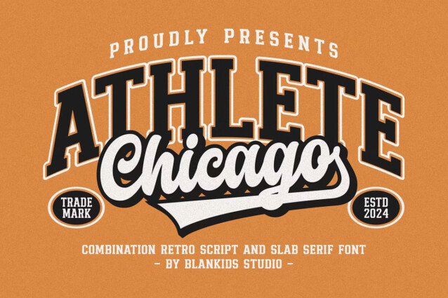 Chicago Athletic Font Duo - Download Free Font