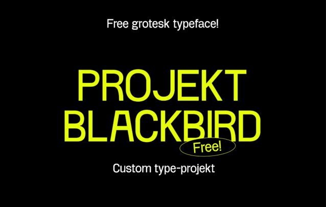 Projekt Blackbird Font - Befonts