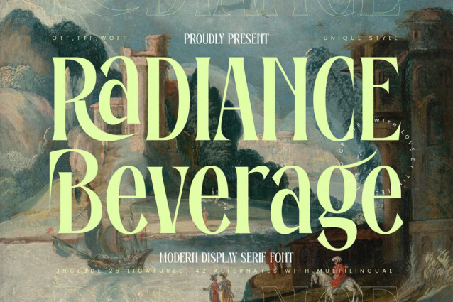Radiance Beverage Font - Download Free Font