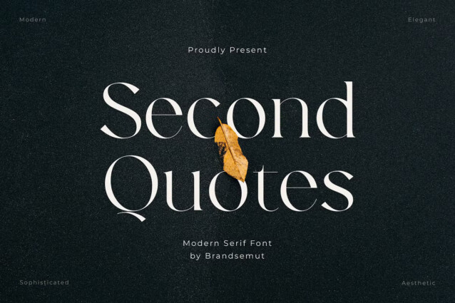Second Quotes Font - Download Free Font