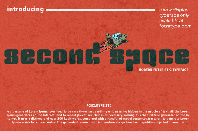 Second Space Font - Befonts
