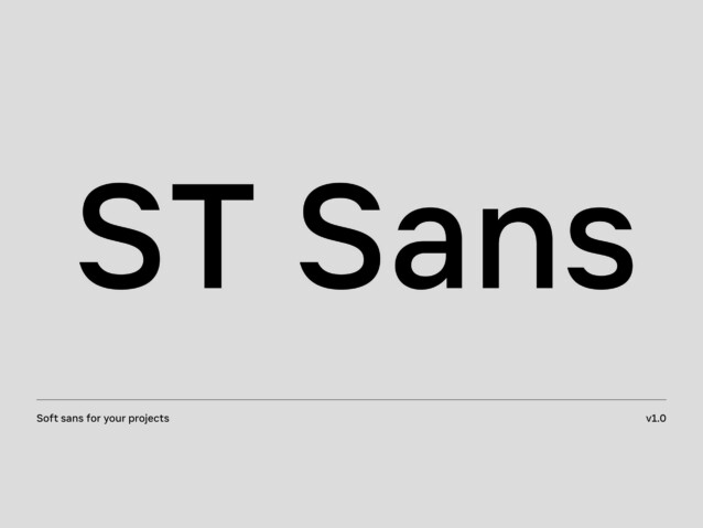 ST Sans Font Family - Download Free Font