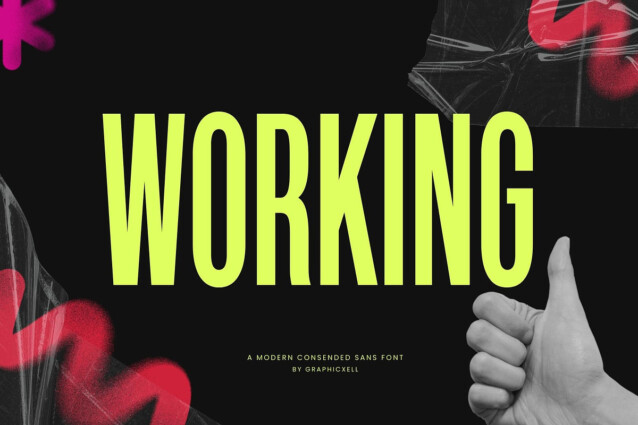 Working Font - Befonts