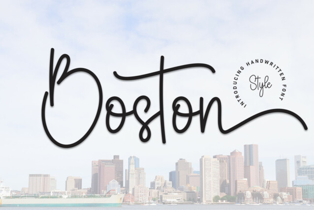 Boston Script Font - Download Free Font