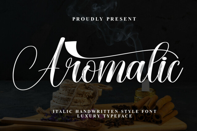 Aromatic Calligraphy Font - Download Free Font