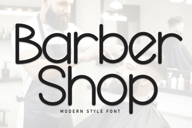 Barber Shop Display Font - Download Free Font