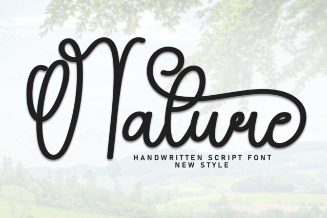 Nature Script Font - Download Free Font