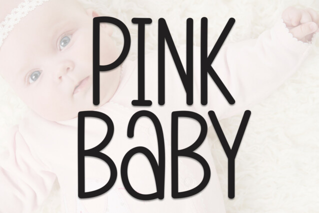 Pink Baby Display Font - Download Free Font