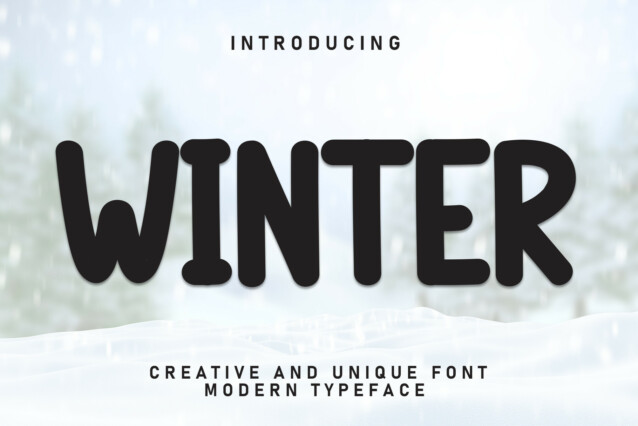 Winter Display Font - Download Free Font