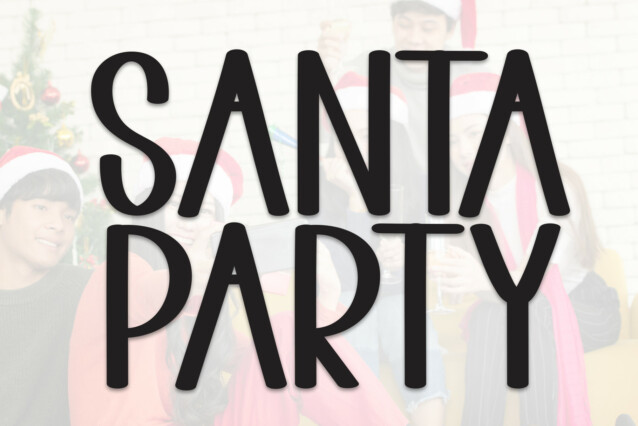 Santa Party Display Font - Befonts