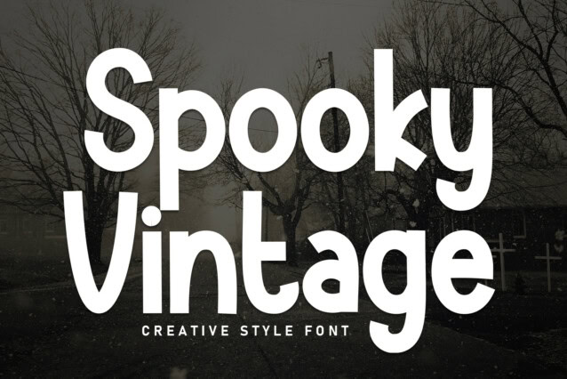 Spooky Vintage Display Font - Download Free Font