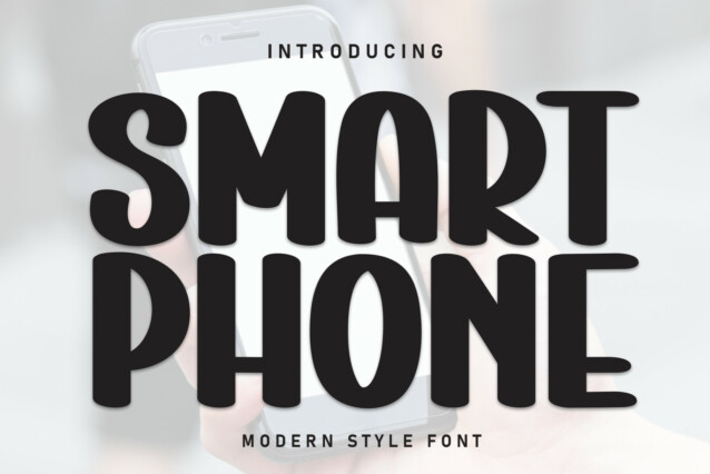 Smart Phone Display Font - Download Free Font