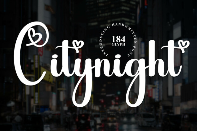 Citynight Script Font - Download Free Font