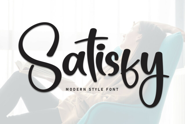 Satisfy Script Font - Befonts