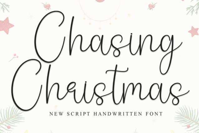 Chasing Christmas Script Font - Download Free Font