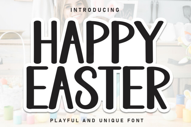 Happy Easter Display Font - Download Free Font