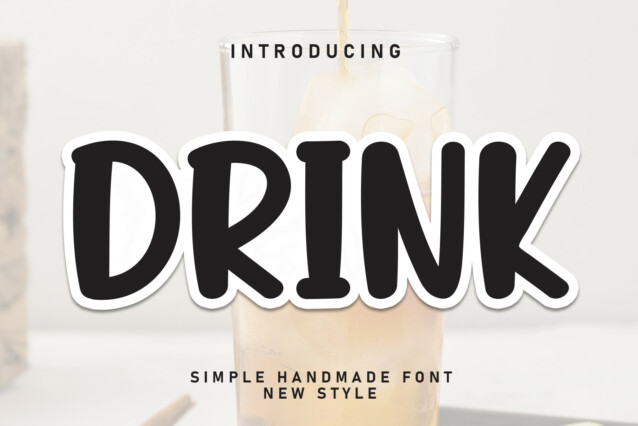 Drink Display Font - Befonts