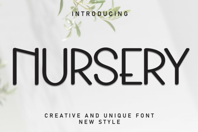 Nursery Display Font - Download Free Font