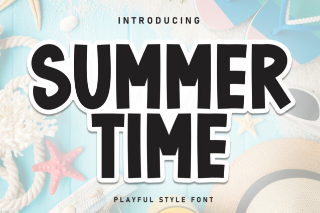 Summer Time Display Font - Download Free Font