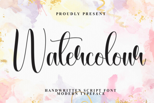 Watercolour Calligraphy Font - Download Free Font