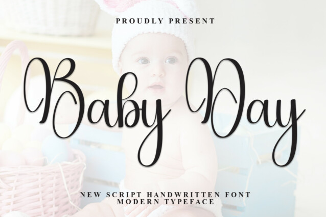 Baby Day Calligraphy Font - Befonts