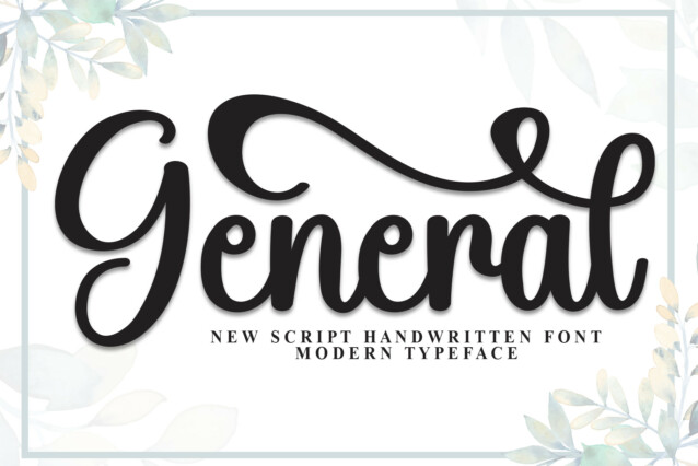General Calligraphy Font - Download Free Font