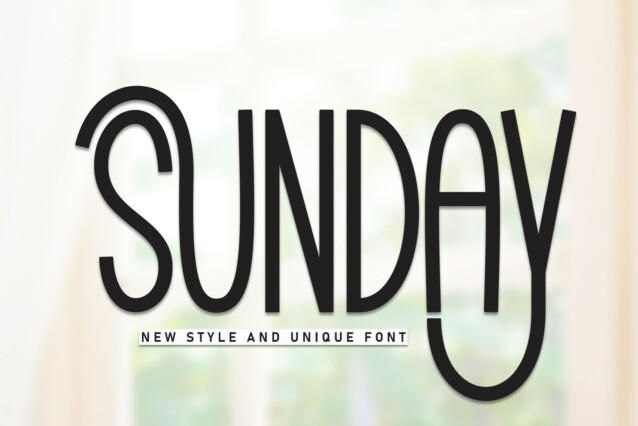 Sunday Display Font - Download Free Font