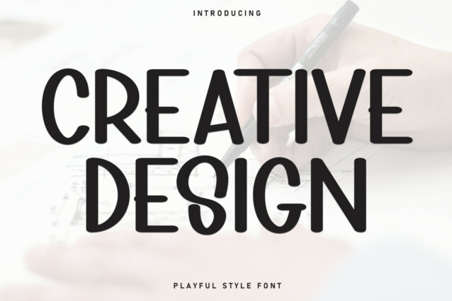 Creative Design Display Font - Download Free Font