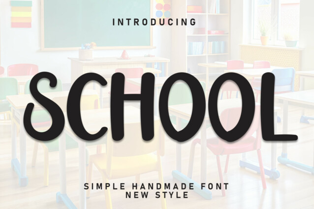 School Display Font - Befonts