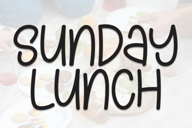 Sunday Lunch Display Font - Download Free Font