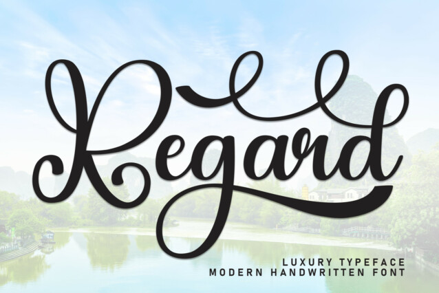 Regard Calligraphy Font - Download Free Font