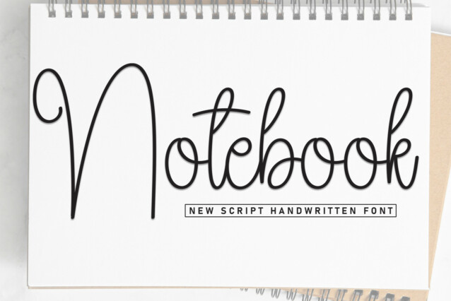 Notebook Script Font - Download Free Font