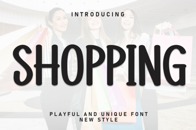 Shopping Display Font - Download Free Font