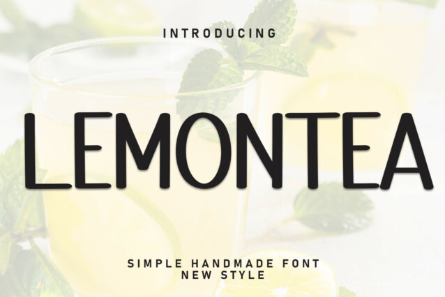 Lemontea Display Font - Download Free Font