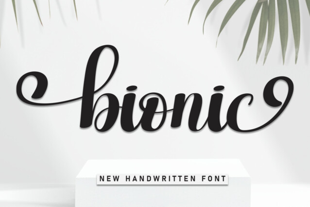 Bionic Script Font - Download Free Font