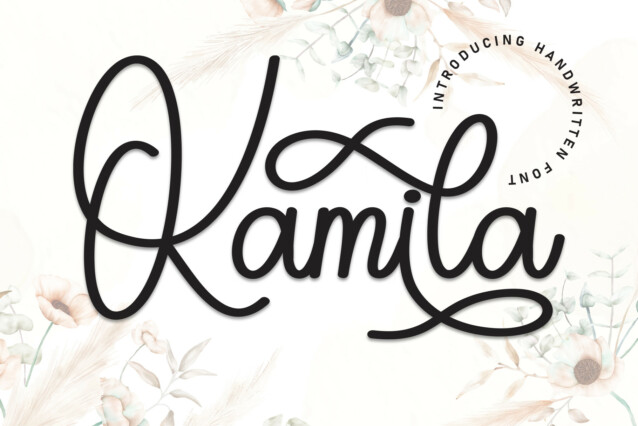 Kamila Script Font - Befonts