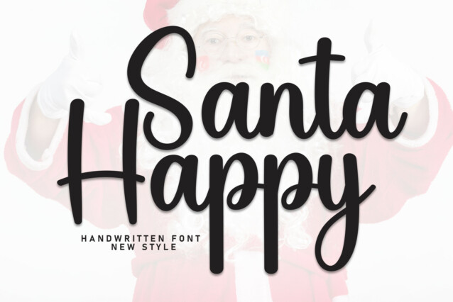 Happy Santa Script Font - Download Free Font