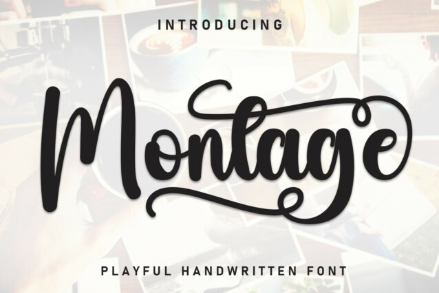 Montage Script Font - Download Free Font