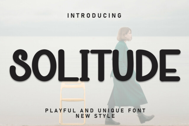 Solitude Display Font - Befonts