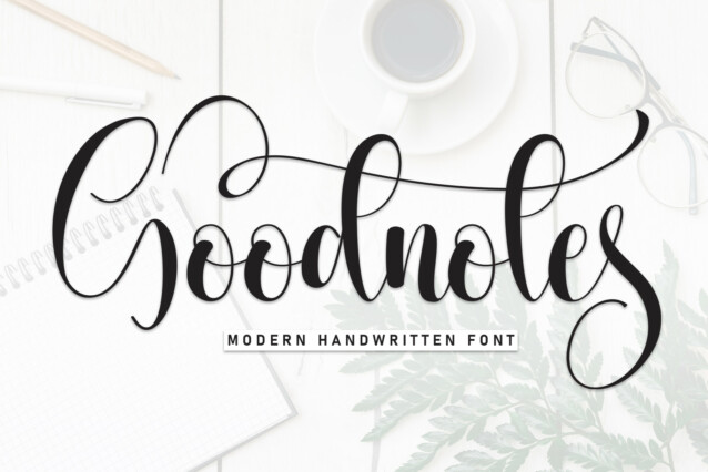 Goodnotes Script Font - Download Free Font