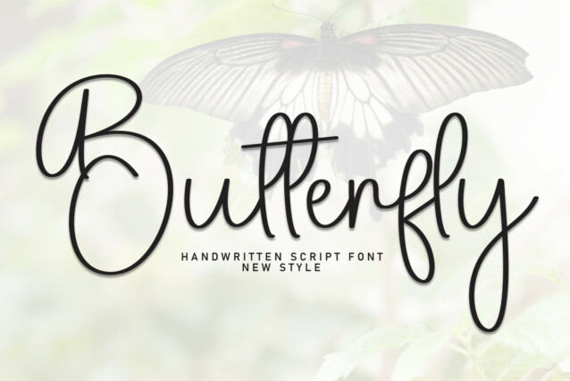 Butterfly Script Font - Download Free Font