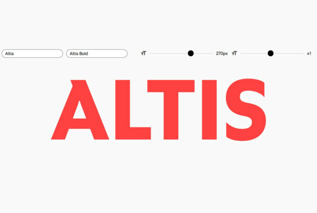 Altis Font Family - Befonts