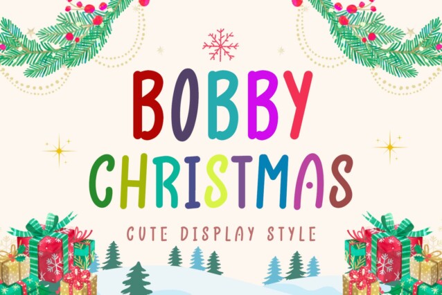 Bobby Christmas Font - Download Free Font